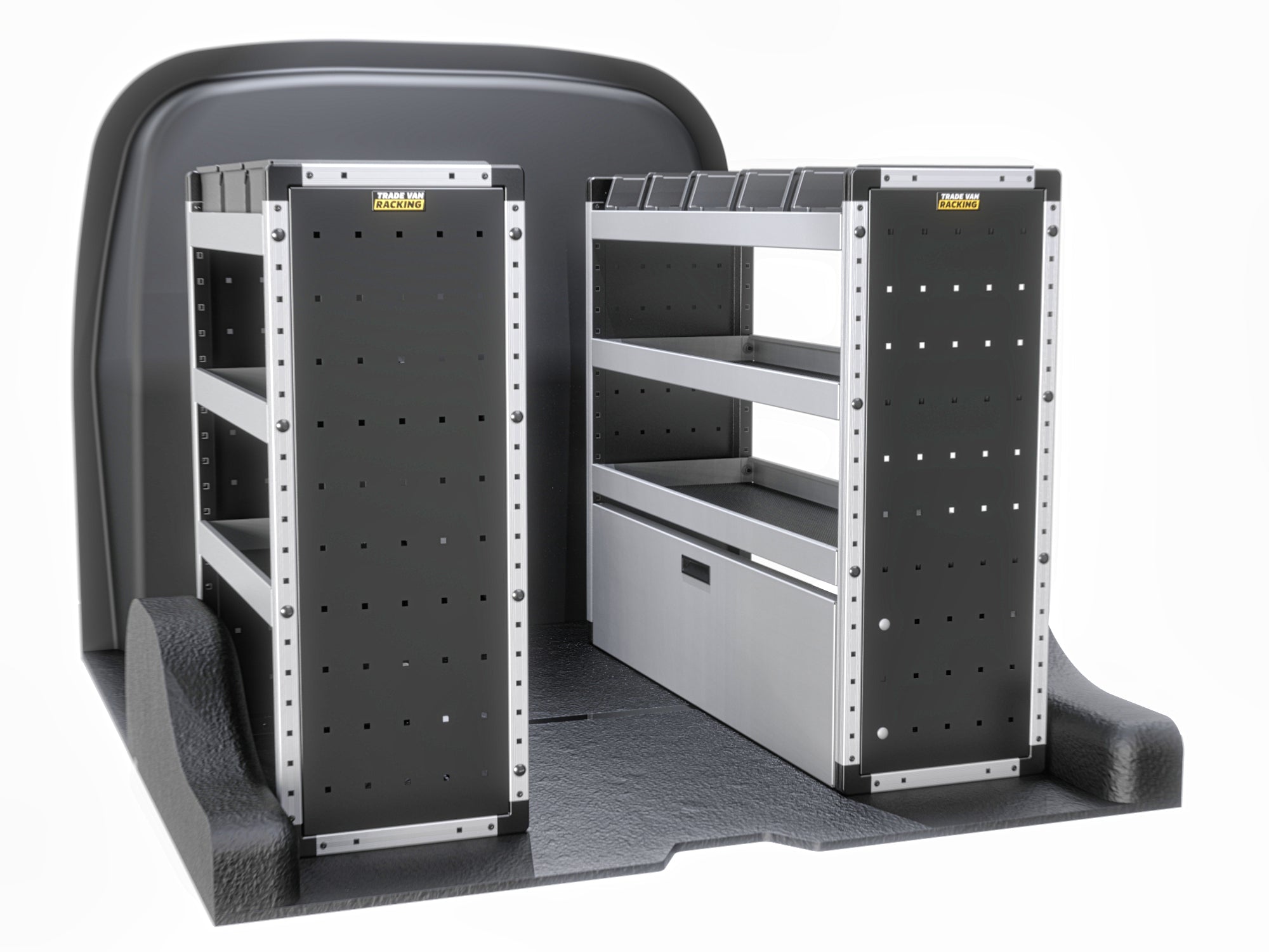 Van Guard Silver Trade Van Racking Package - Complete Kit Toyota Proac ...