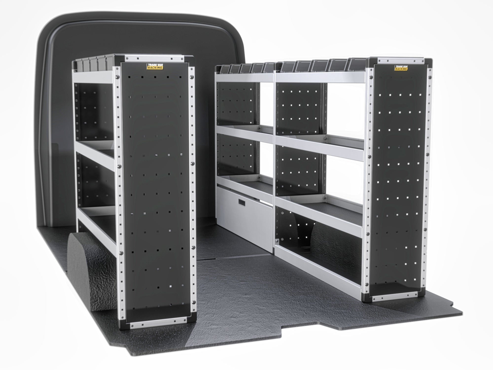 Van Guard Silver Trade Van Racking Package - Complete Kit Toyota Proac ...